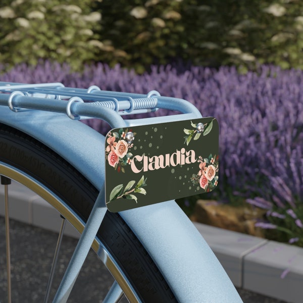 Vanity License Plate Bicycle - Etsy