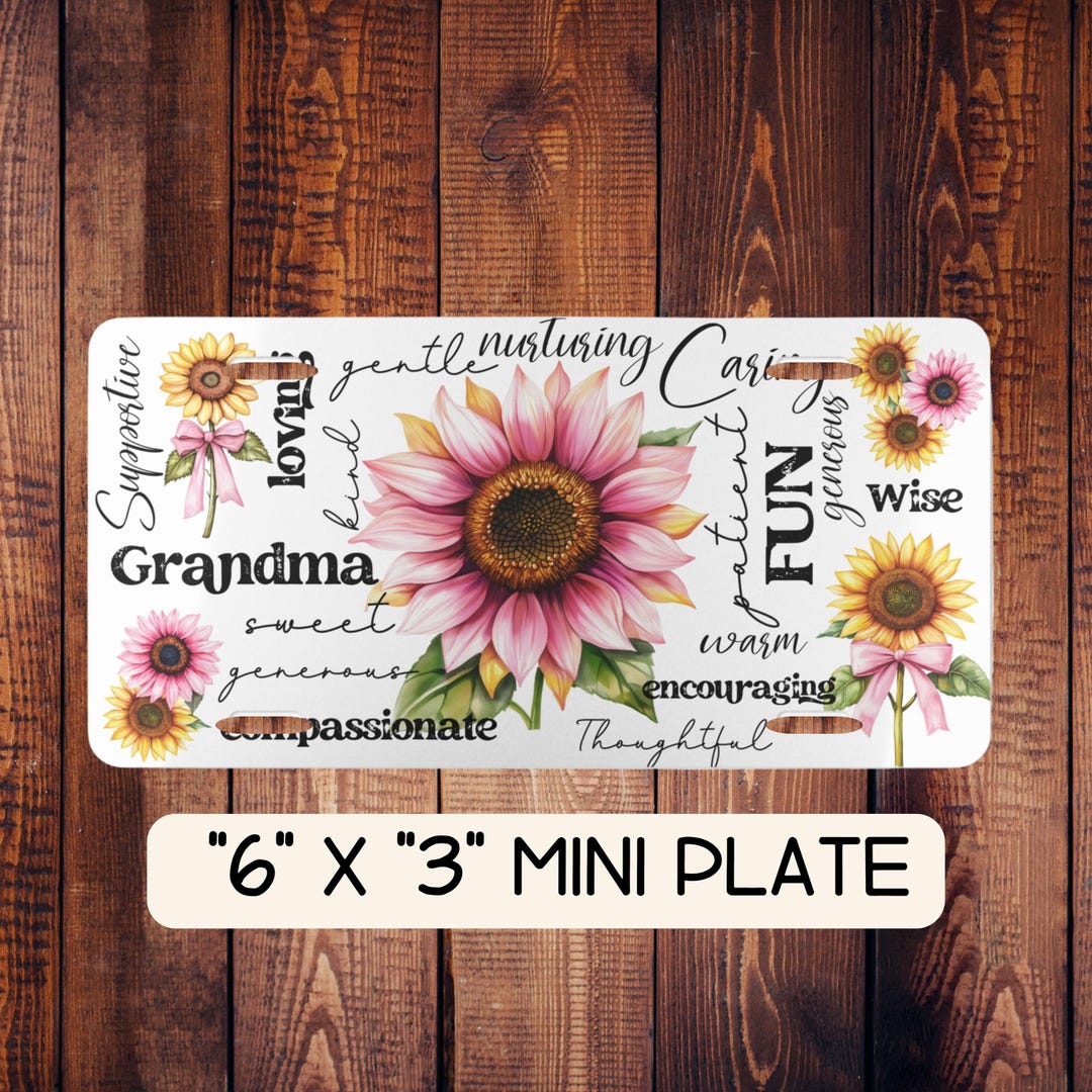Grandma License Plate, Gift for Grandma, Unique Gift for Grandma,plate ...