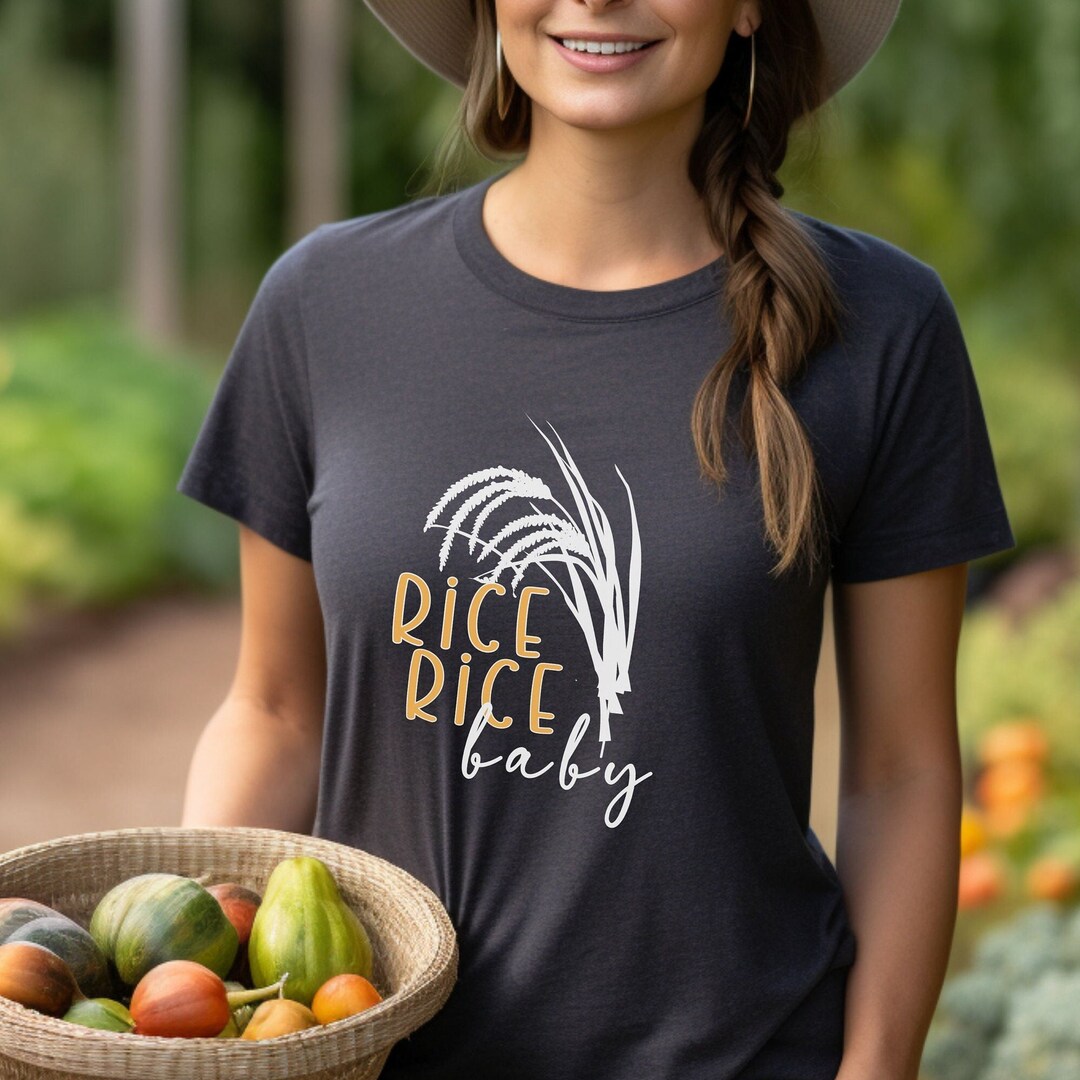 Funny Rice Farmer Shirt Harvest Season Shirt for Rice Crop Farmers ...