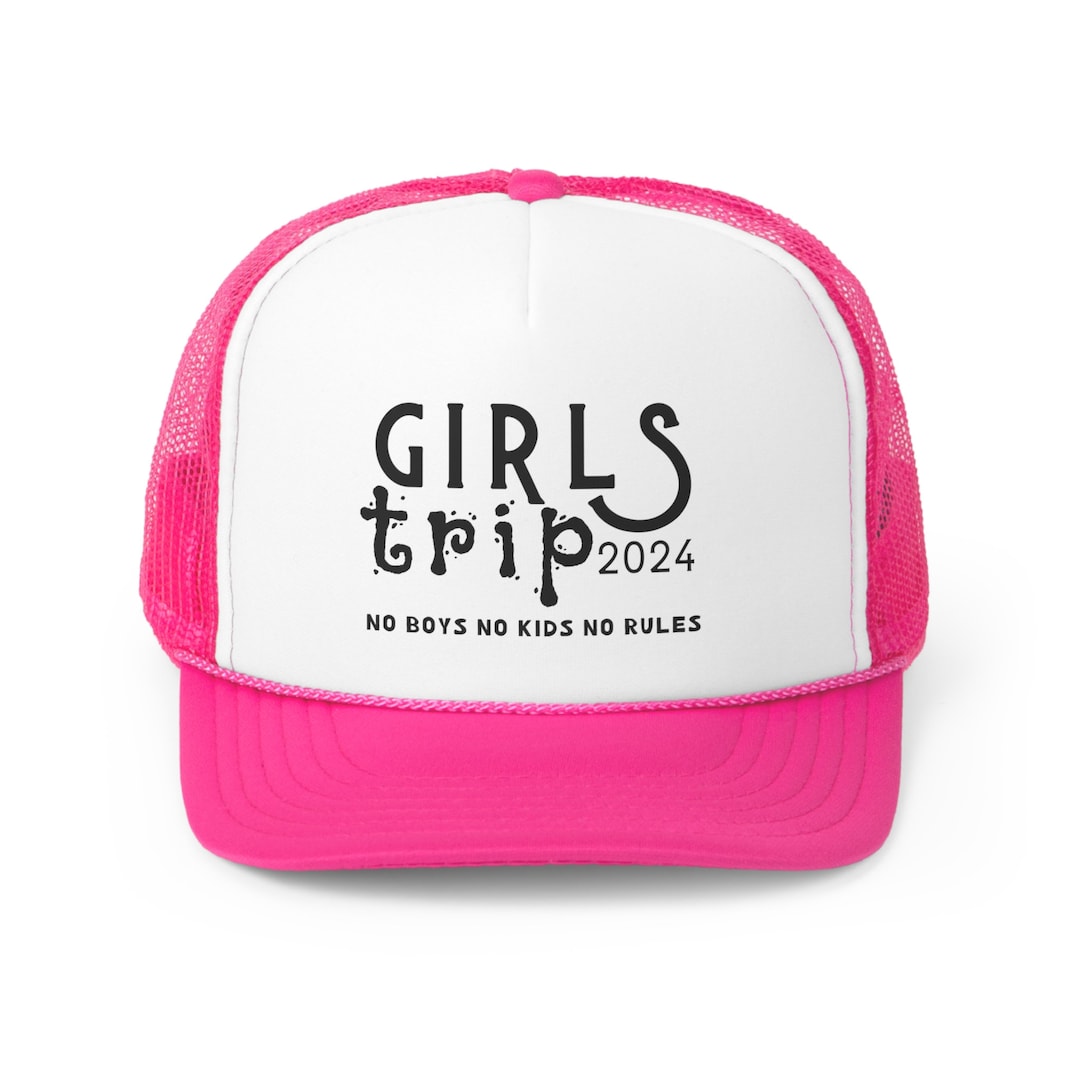 Girls Trip Trucker Caps for Ladies Vacation Hats for Sisters Trip ...
