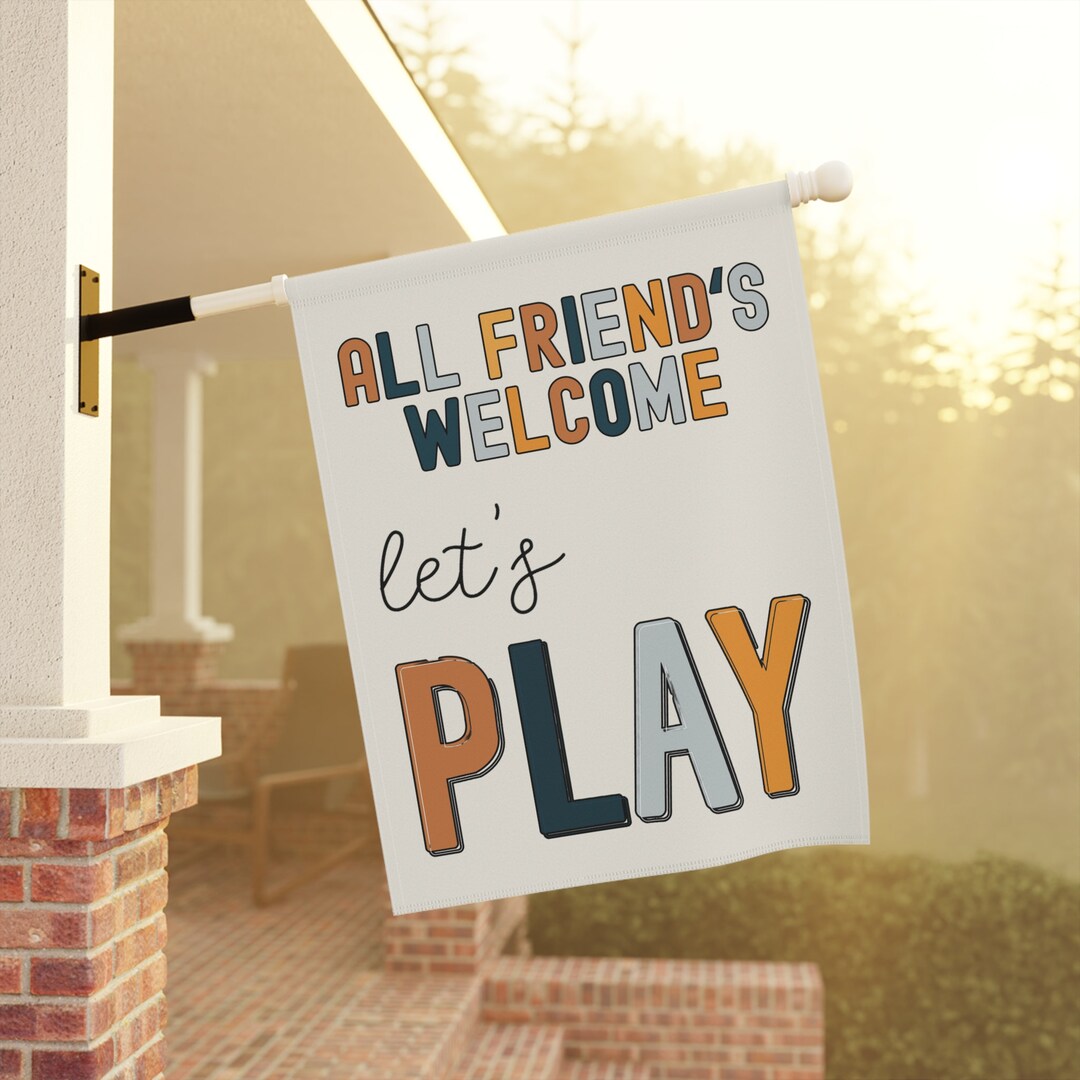 Personalized Playhouse Flag for Kids Gift for Children's Play Centre ...