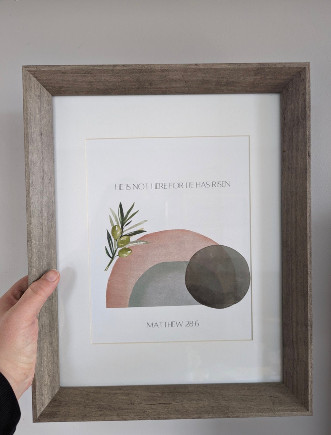 Easter Sunday Empty Tomb Printable Jpeg, Wall Display for Easter ...