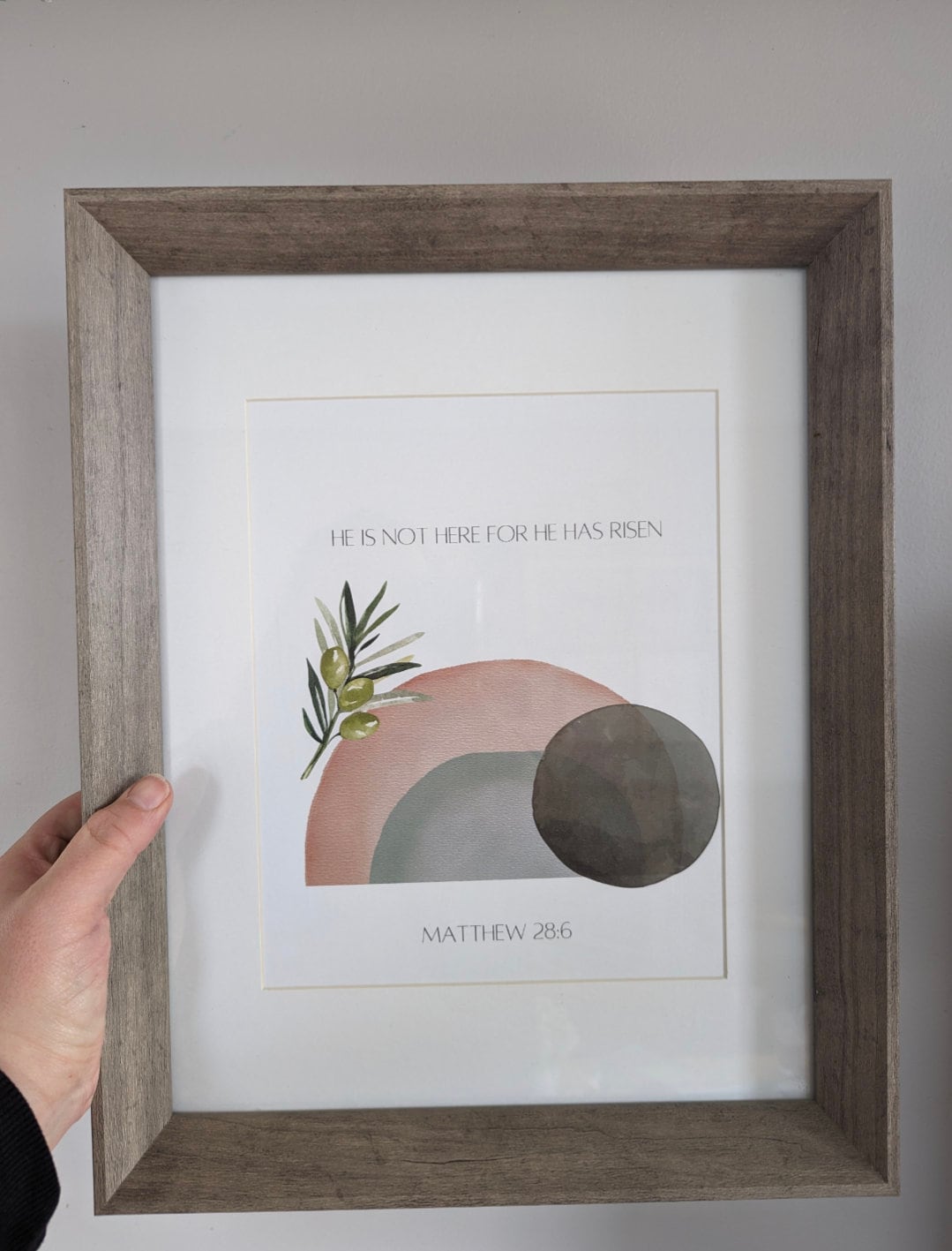 Easter Sunday Empty Tomb Printable Jpeg, Wall Display for Easter ...