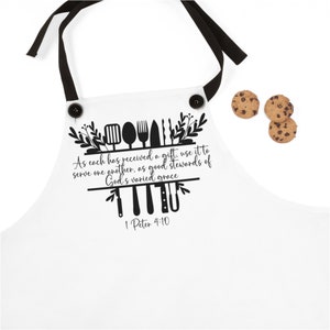 Christian Bible Verse Apron for Cooking and Baking Scripture Serve One ...