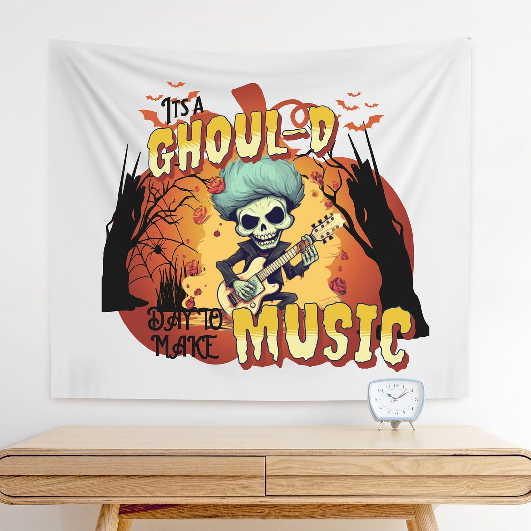 Music Teacher Wall Art for Halloween Classroom Decor for Fall Teachers ...