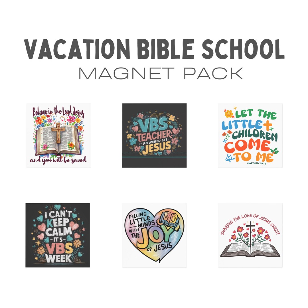VBS Magnet, Funny Gift for VBS Teacher, Christian Swag, Christian Camp ...