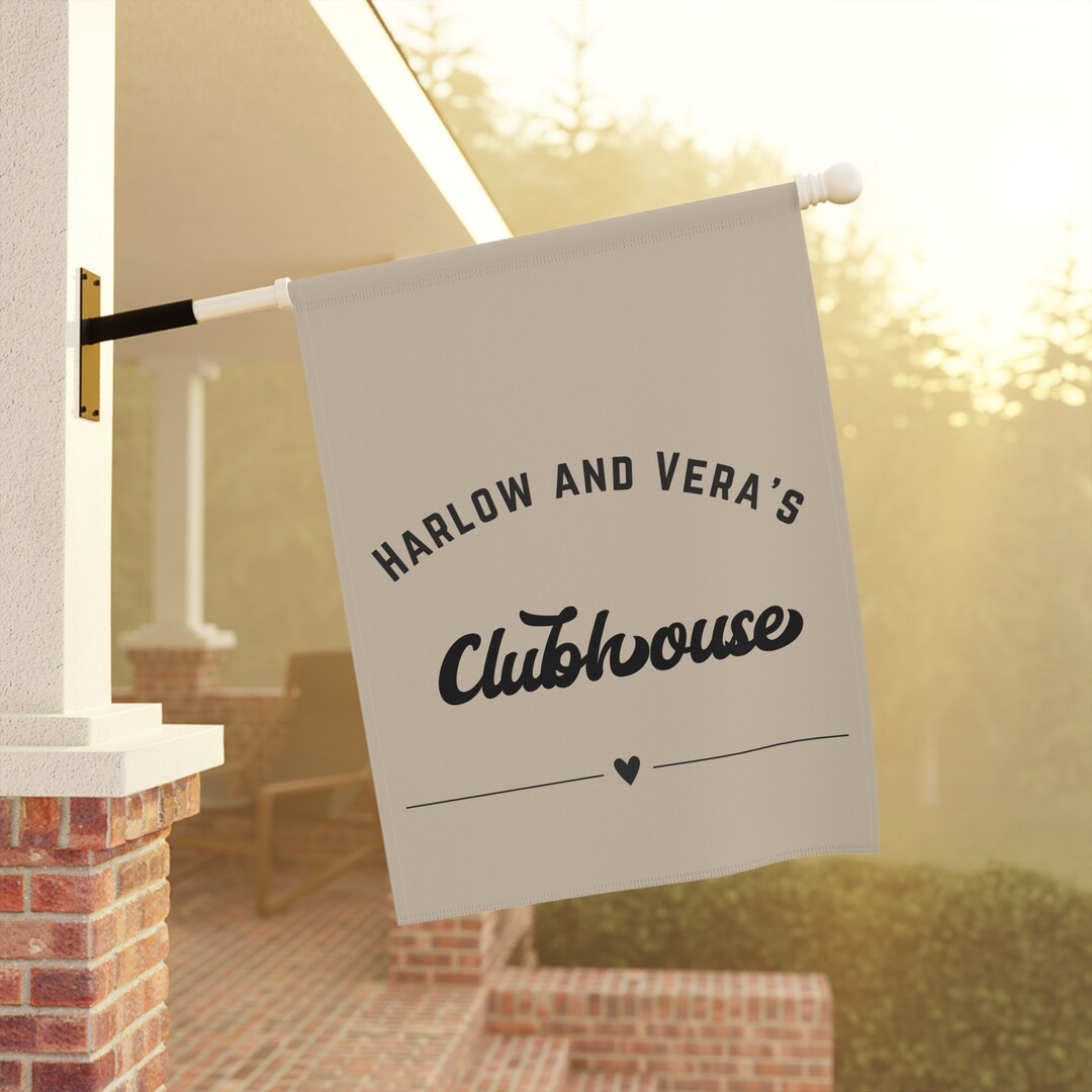 Personalized Clubhouse Sign for Kids Playhouse, Playground Banner ...