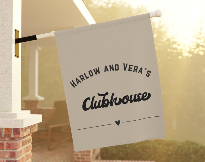 Personalized Clubhouse Sign for Kids Playhouse, Playground Banner ...