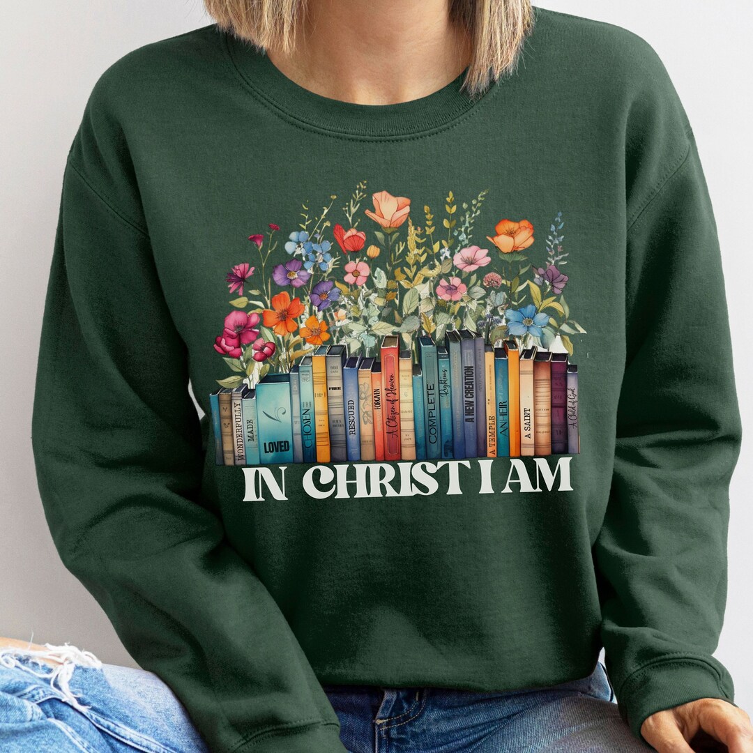 Identity in Christ Book Shirt for Believers Faith Based Shirt ...