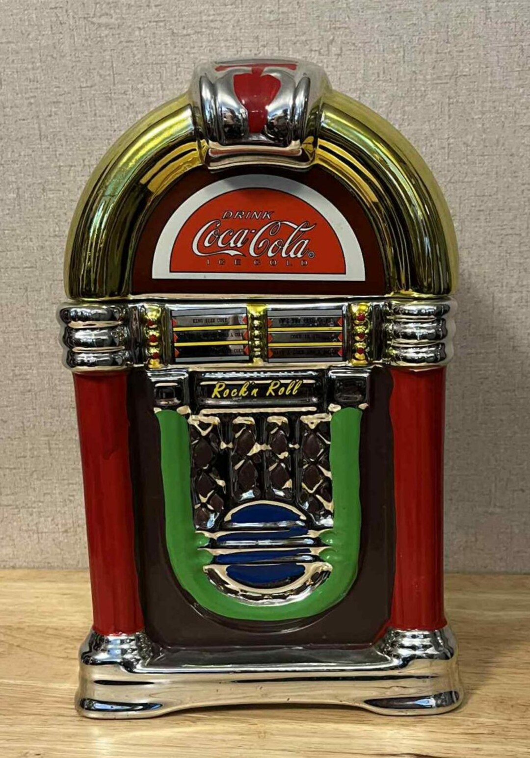 129P - Gibson Coca-cola "coke & A Song" Jukebox Cookie Jar - Etsy
