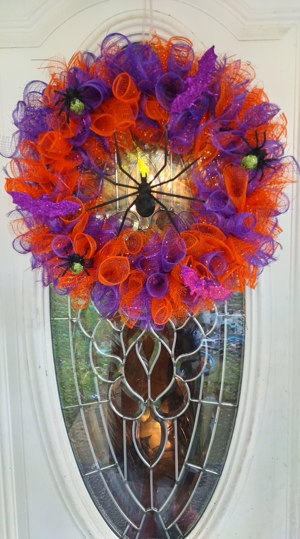 301 Halloween Spider Wreath - Etsy