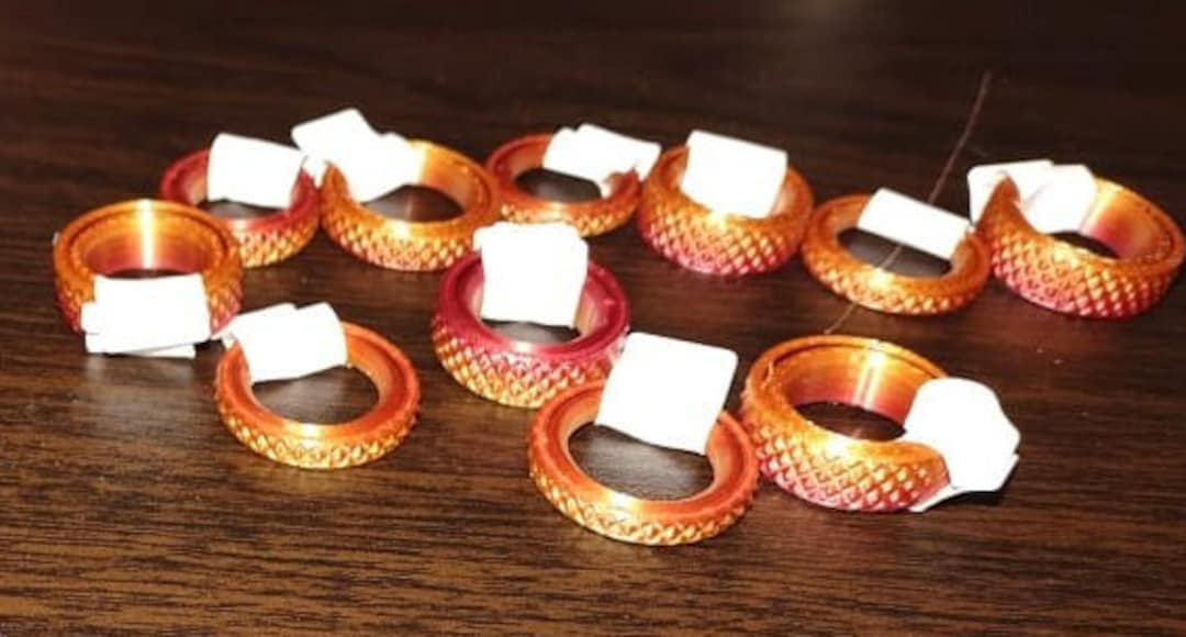 178 - 3D Printed Spinner Rings - Etsy