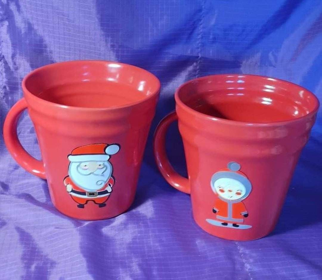310-313 - Santa & Mrs. Claus Coffee Cups - Sold Separately - Etsy