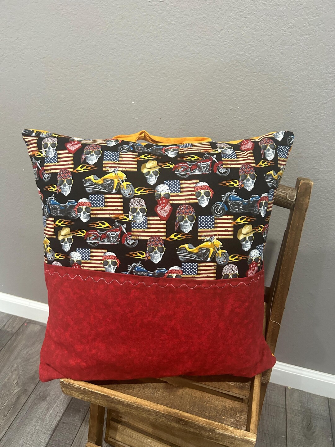 Motorcycle Pillow, Motorcycle Lover, Fire, Skull King, Motorcycle Life ...