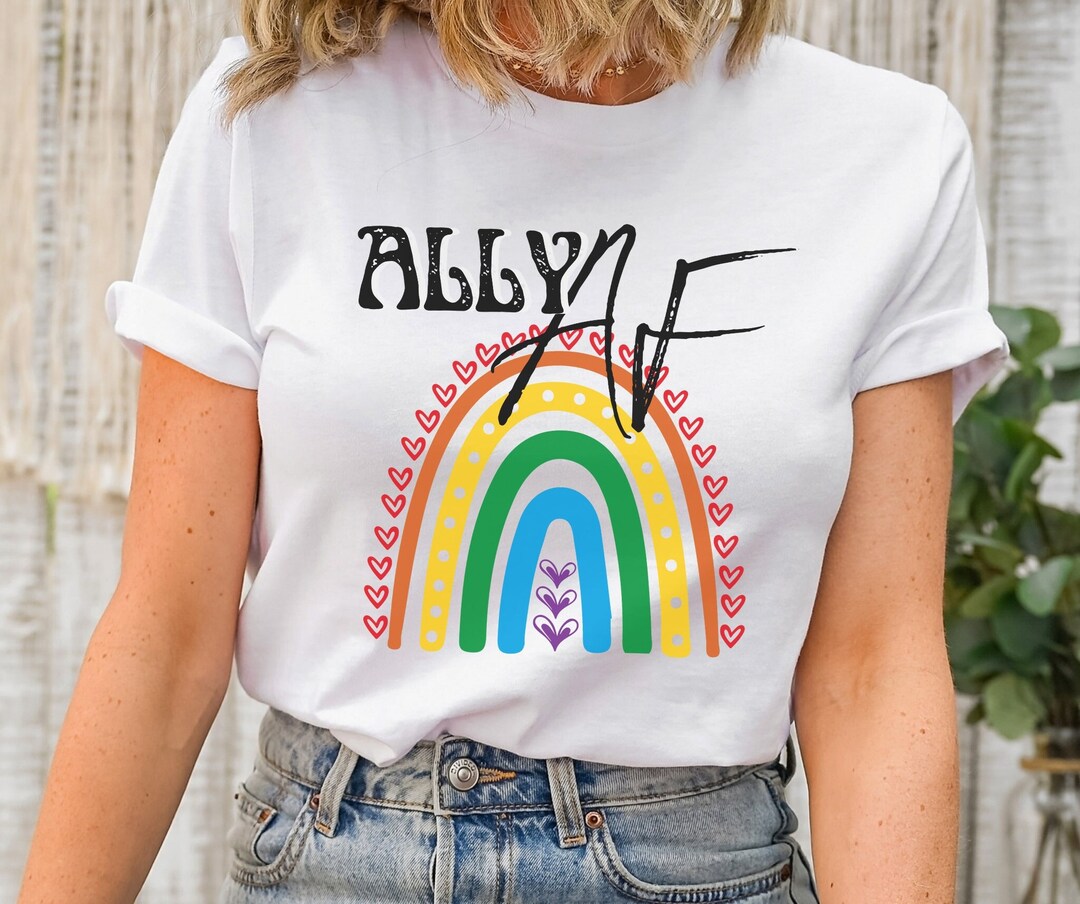 Proud Ally Shirt LGBT Ally Gift PRIDE Parade Shirt Human Rights Tshirt ...