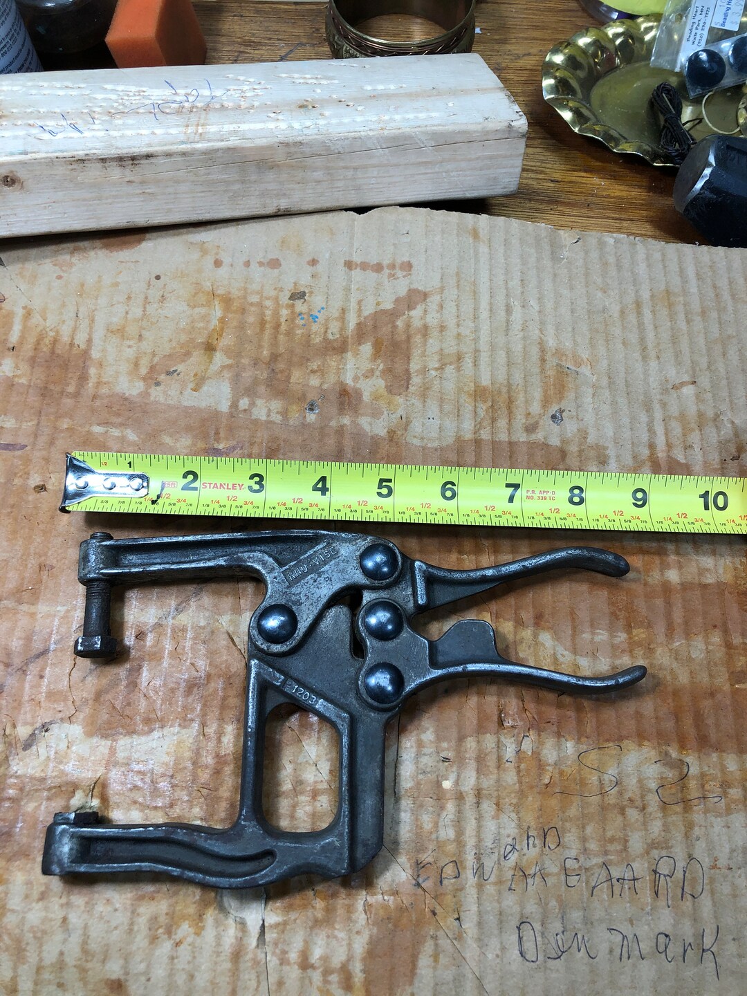 Knu Vice Antique Tool Welding Vice for Sheet Metal - Etsy