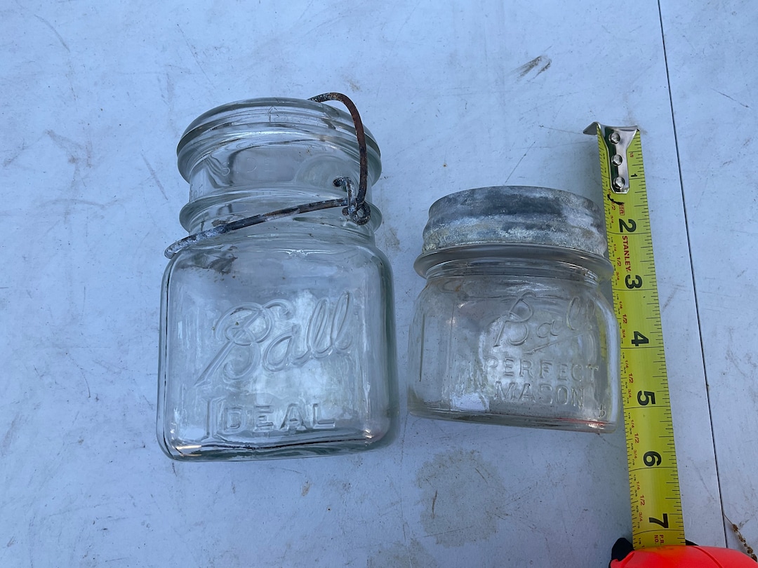Vintage Ball Glass Jars - Etsy