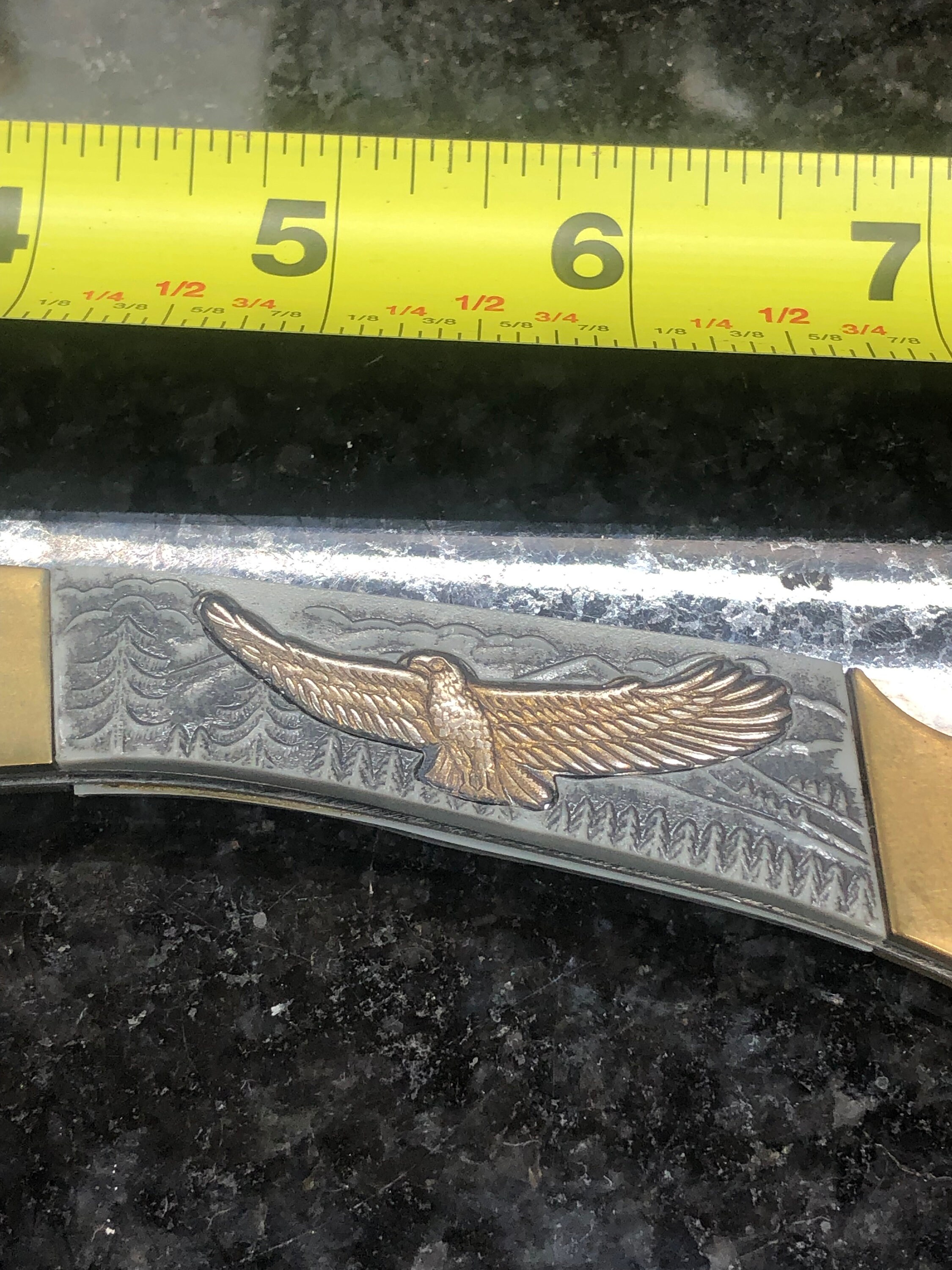 Bald Eagle Folding Knife - Etsy