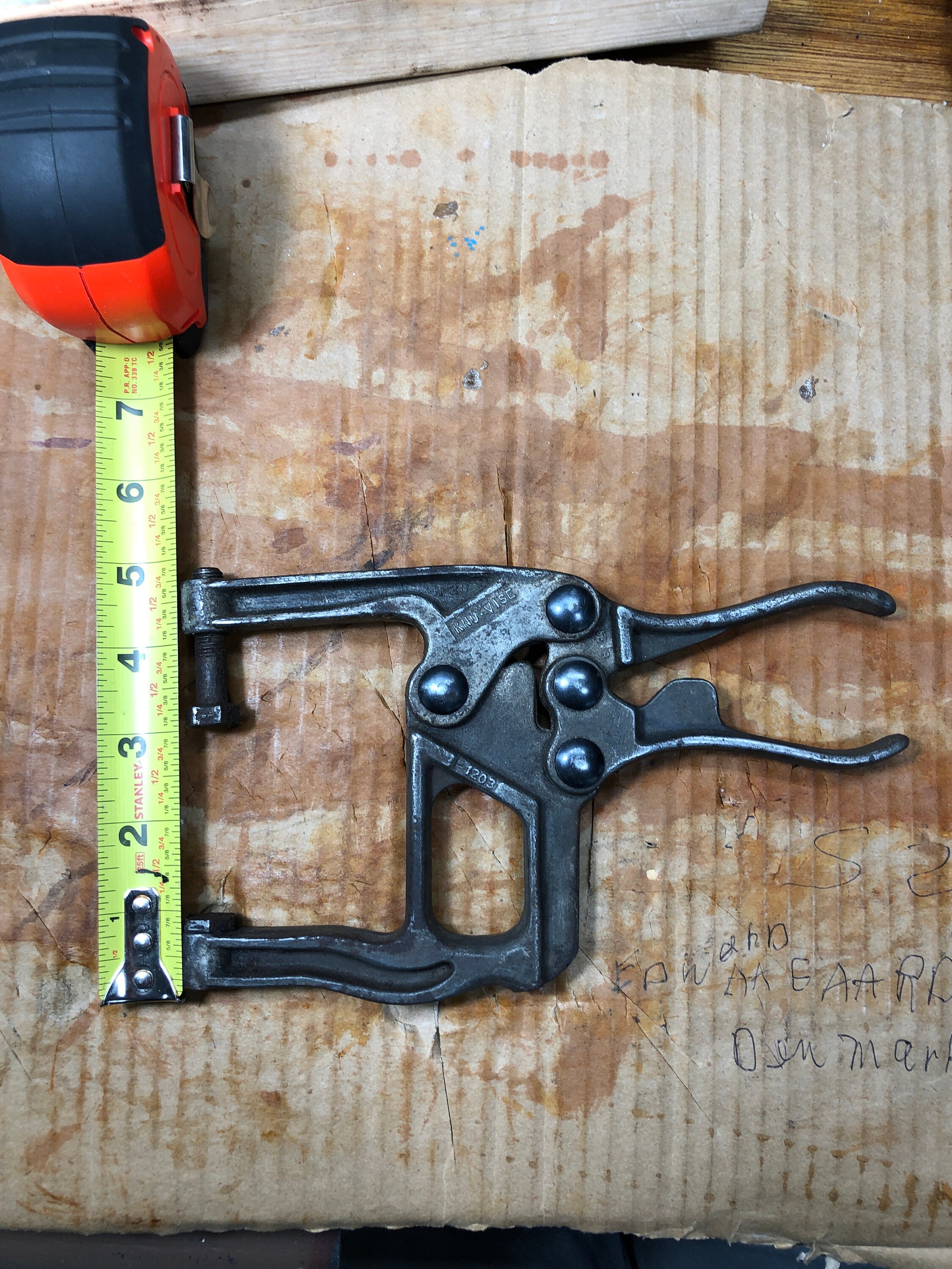 Knu Vice Antique Tool Welding Vice for Sheet Metal - Etsy