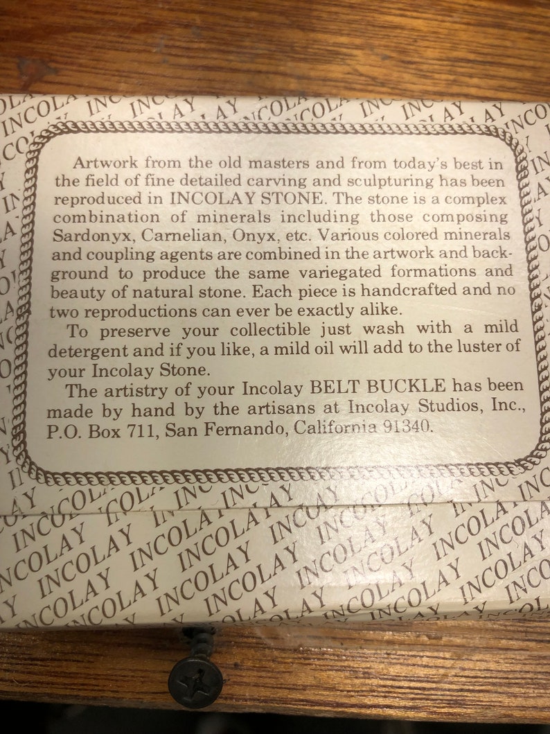 Incolay Stone Belt Buckle - Etsy