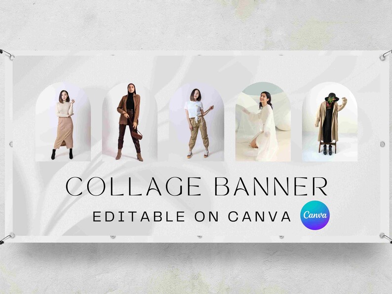 Website Collage Banner Template, Canva Editable, Digital Download - Etsy