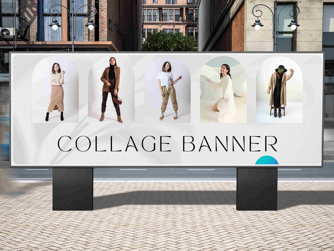 Website Collage Banner Template, Canva Editable, Digital Download - Etsy
