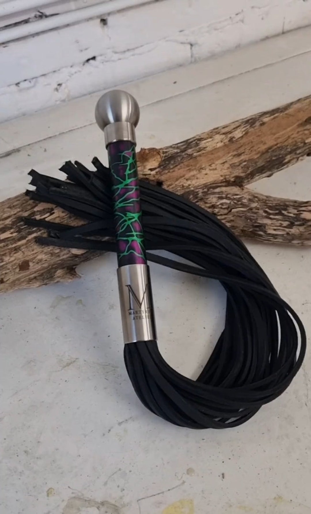 Flogger With Splash Anodized Aluminum and Stainless Steel - Etsy UK