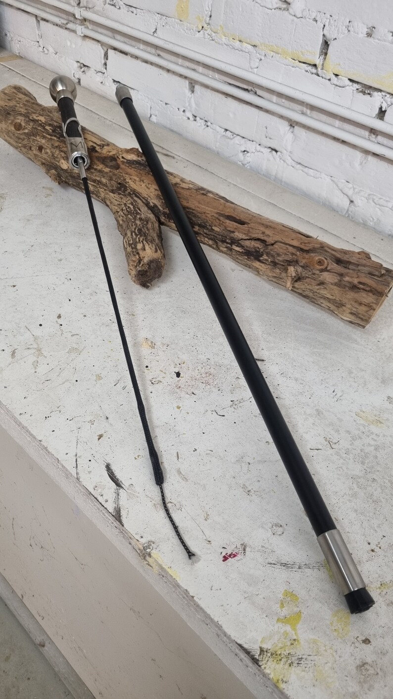 Gehstock mit Innenleben Gerte , Reitgerte BDSM , Gothic - Etsy.de