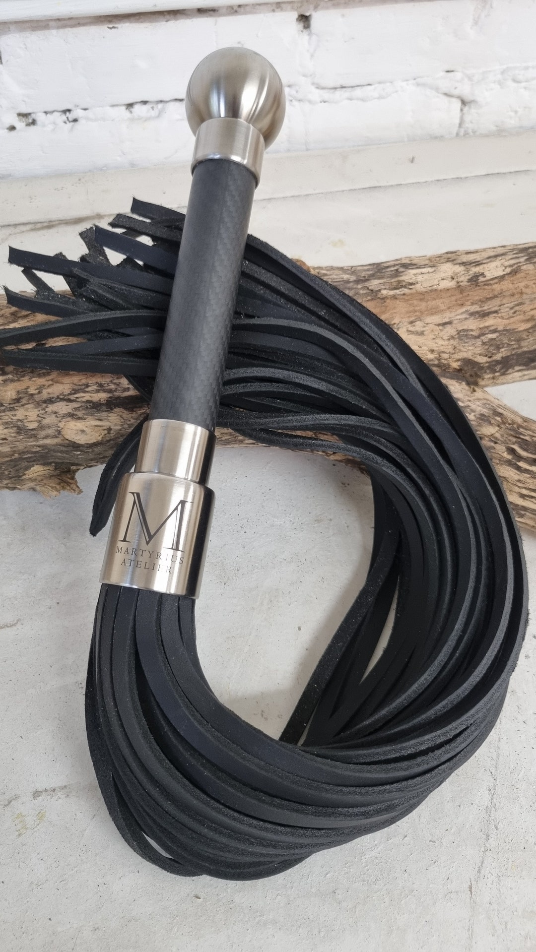 Flogger With Carbon and Stainless Steel Handle - Etsy