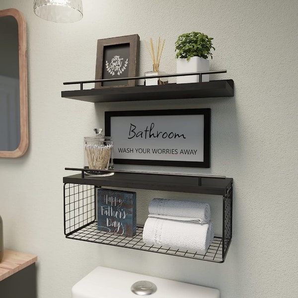 Rustic Bathroom Set - Etsy