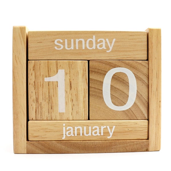 Block Calendar - Etsy