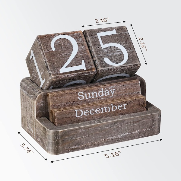 Block Calendar - Etsy