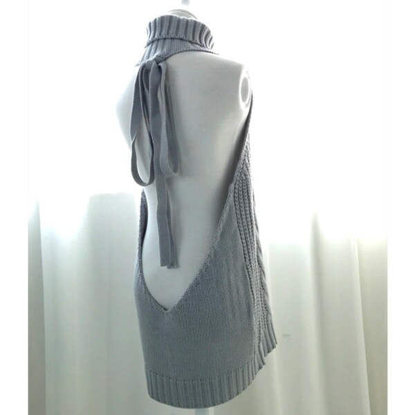 Open Back Sweater - Etsy