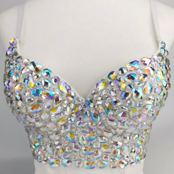 Rhinestone Corset - Etsy