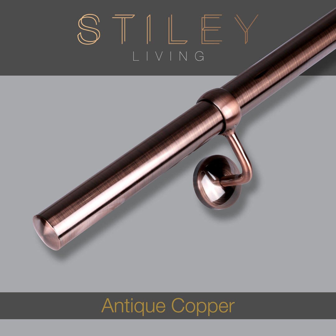 Antique Copper Handrail Stair Handrail Kit 1.2M X 40mm - Etsy