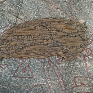 The Sigurd Carving, Wooden Replica of a Runic Carving From ...