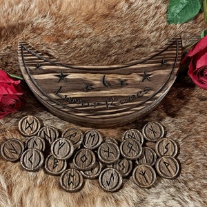 Elder Futhark Lunar Runes in a Box - Etsy