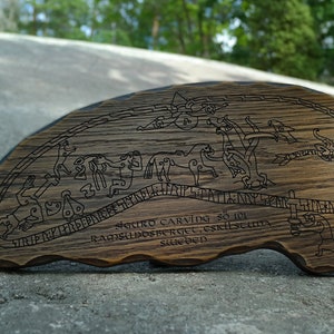 The Sigurd Carving, Wooden Replica of a Runic Carving From ...