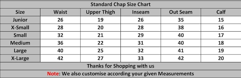Leather Chap Western Show Leather Chap - Etsy