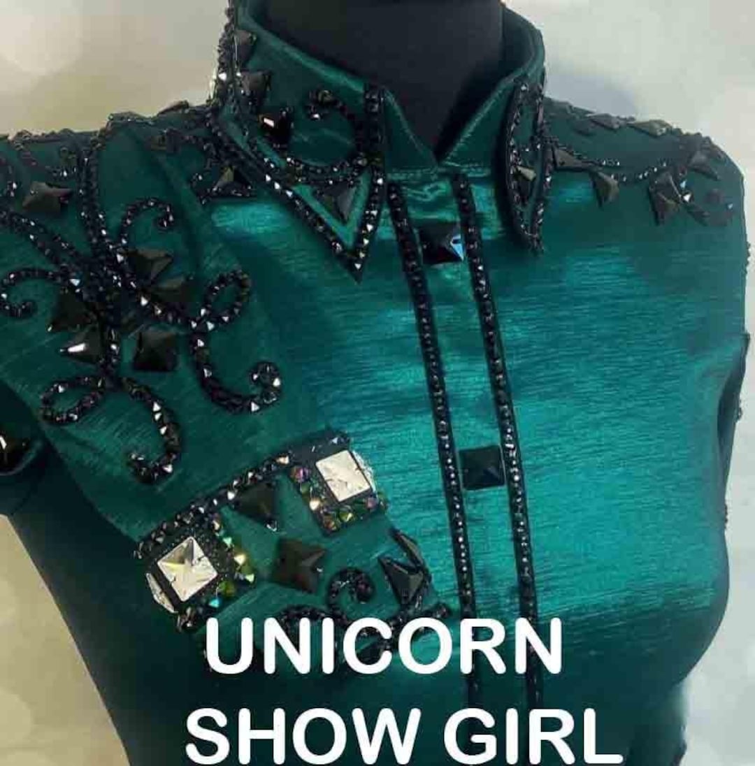 Show Shirt Western Custom Rodeo Queen, Showmanship, Horsemanship ...