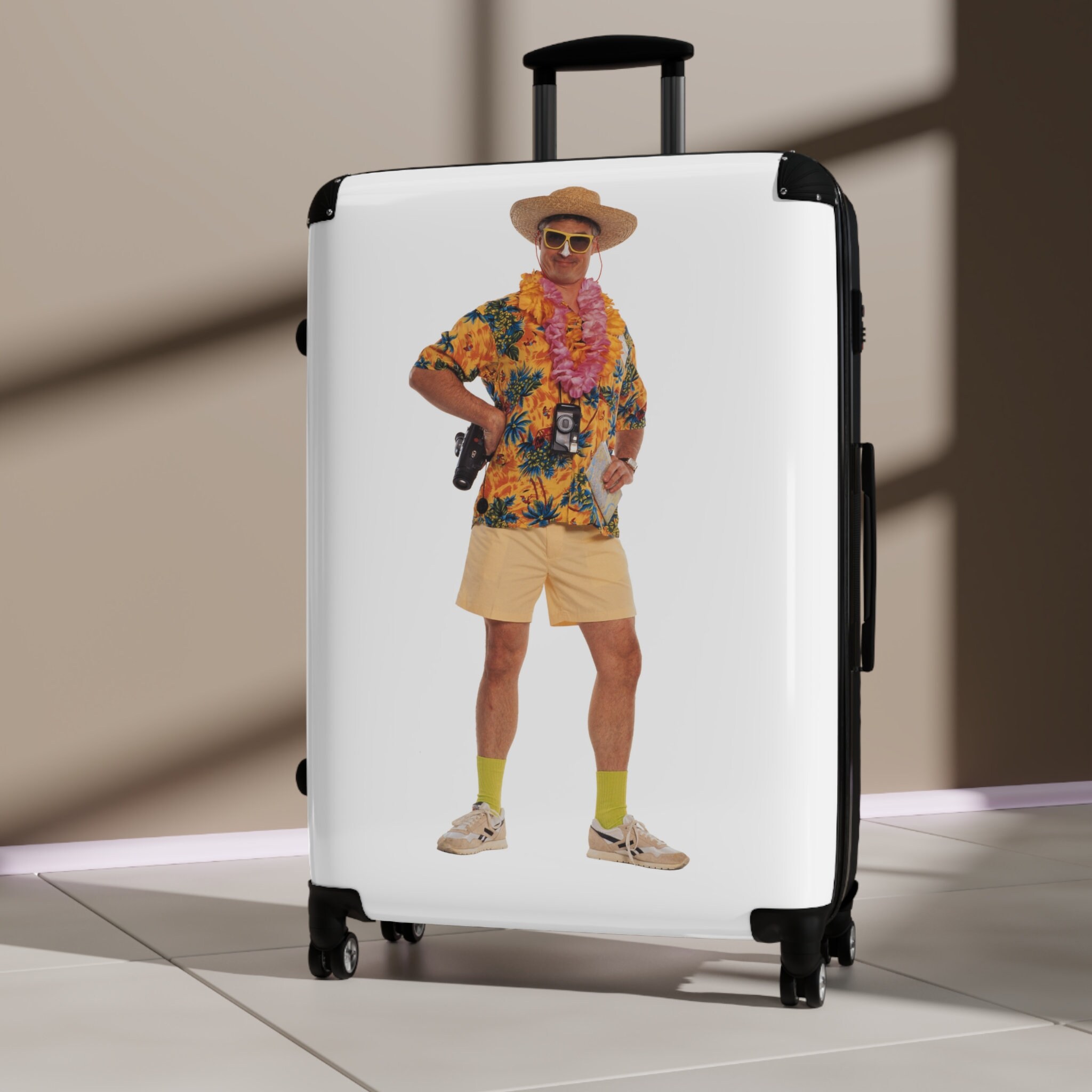 Suitcase Funny Tourist 3 Sizes 360 Swivel Safety Lock Funny - Etsy