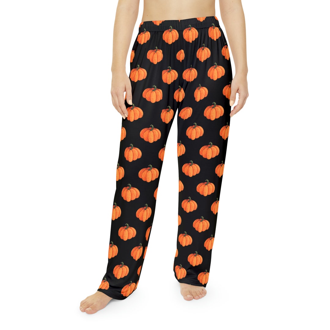 Adult Woman Fall Thanksgiving Pajama Pants Pumpkins Woman - Etsy