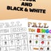 Fall Rhythm Music Bingo Game | Note & Rest Values (printable) - Etsy
