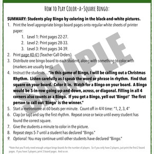 Christmas Rhythm Bingo | Music Bingo Game for Beginners | Piano Music ...