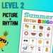 Summer Rhythm Bingo | Music Bingo Game for Beginners (note Values, Rest ...