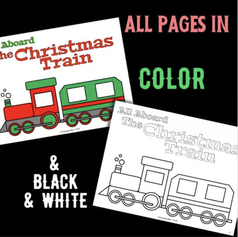 Christmas Train Music Note Matching Game | Piano Theory Puzzle (digital ...