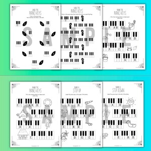 Summer Music Worksheets | Piano KEYS [black Keys, White Keys] Beach ...