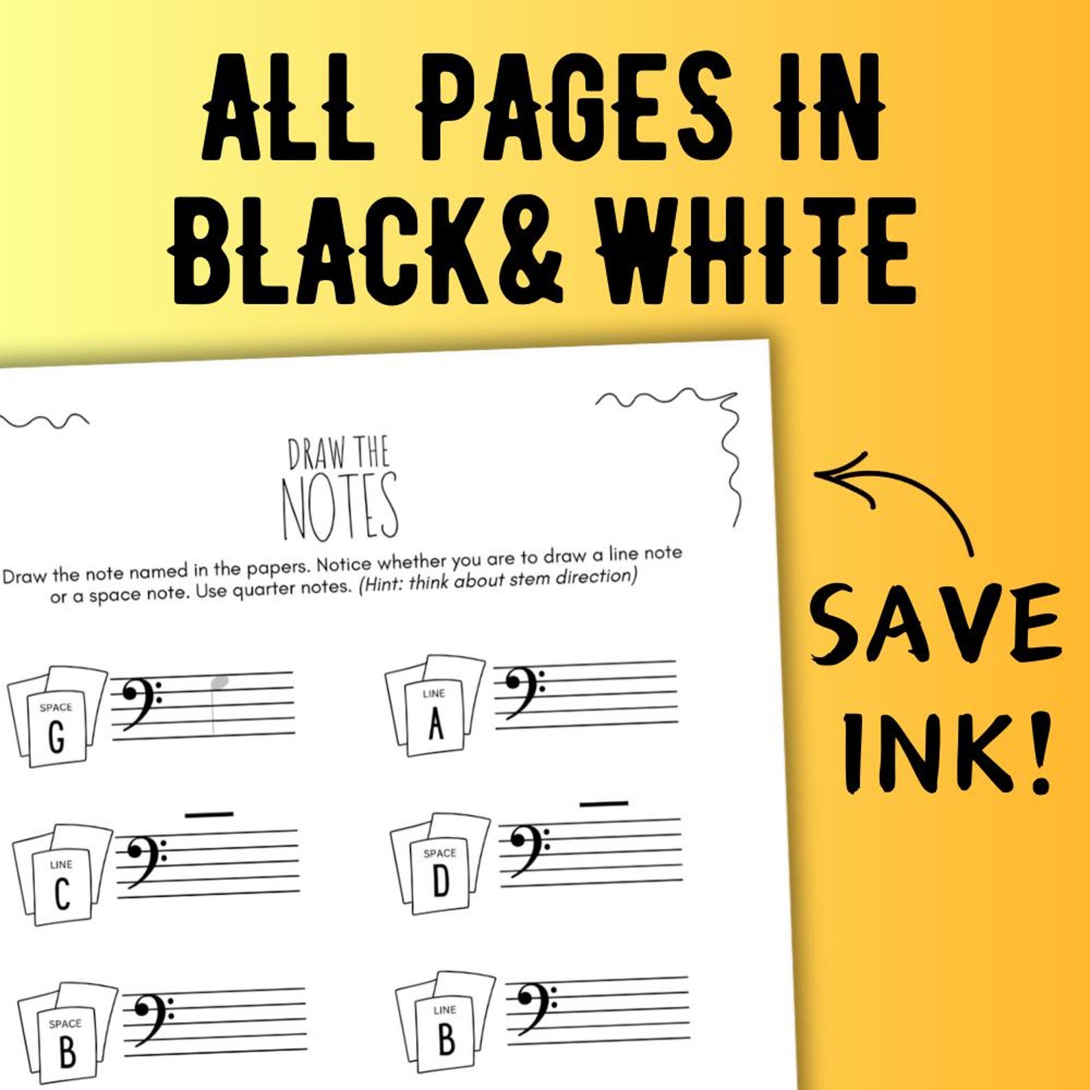 Back to School Music Worksheets | Note Naming [beginner Piano ...