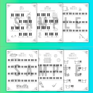 Summer Music Worksheets | Piano KEYS [black Keys, White Keys] Beach ...