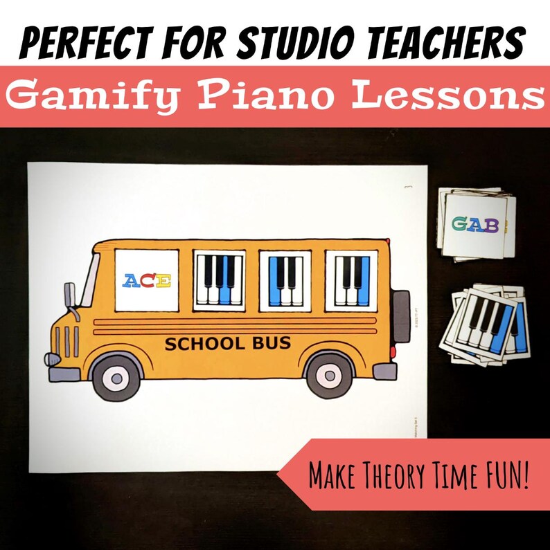 Music Theory Puzzles: Back to School Bus Matching Game (printable) - Etsy